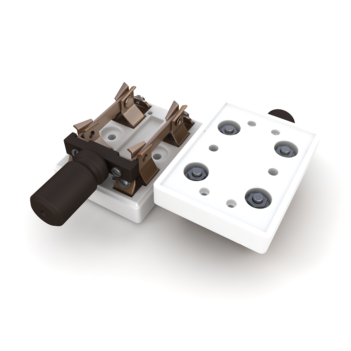 vintage knife switch 3d 3ds