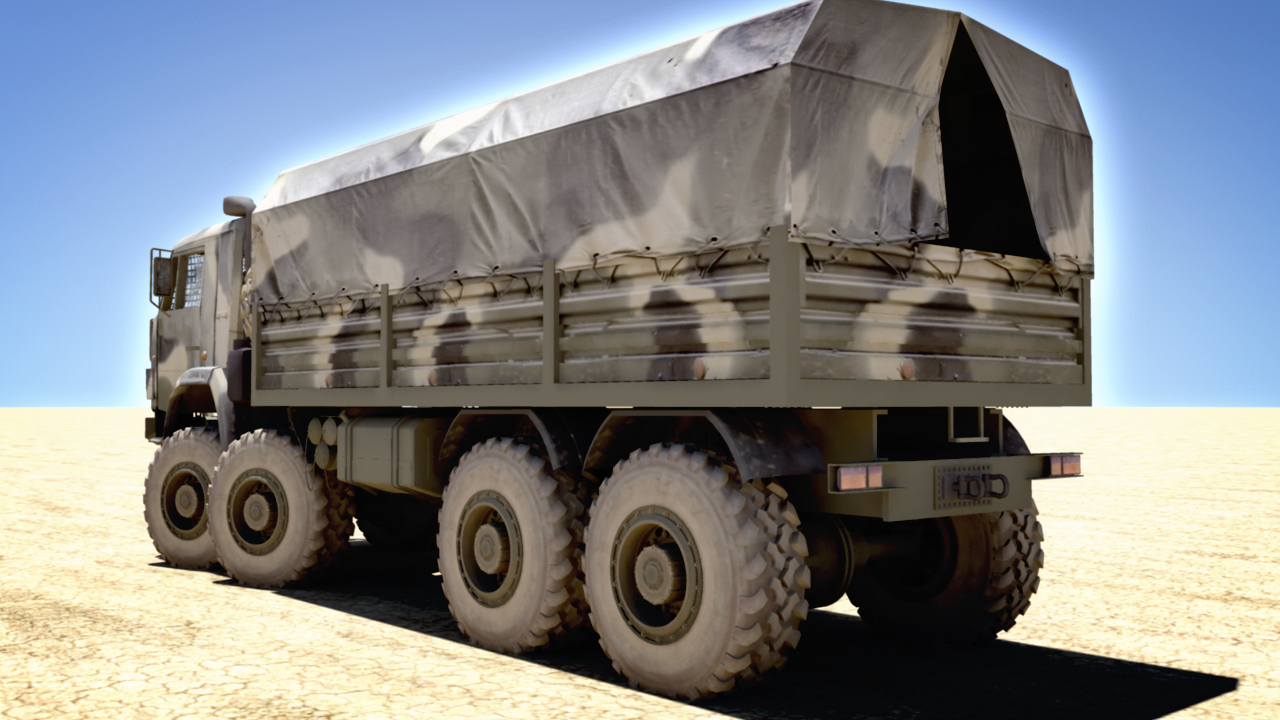 kamaz 8x8 obj
