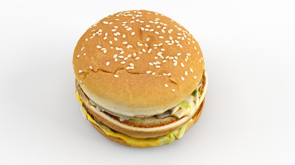 realistic bigmac 3d max