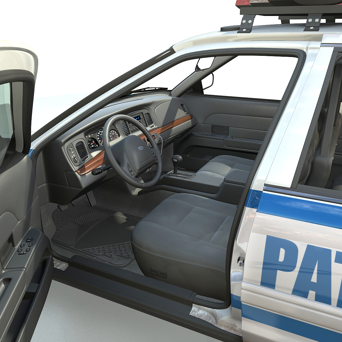 new york police interceptor 3d model