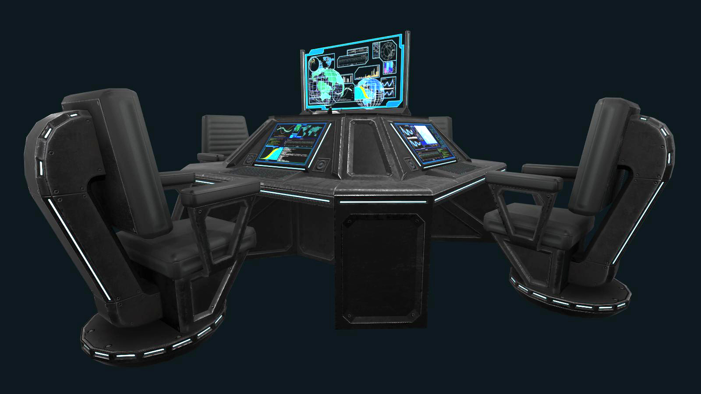 3d model holographic pbr