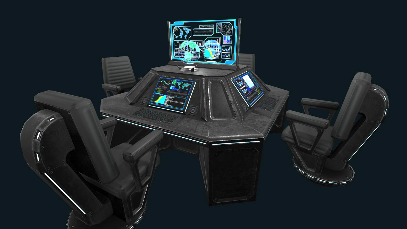 3d model holographic pbr