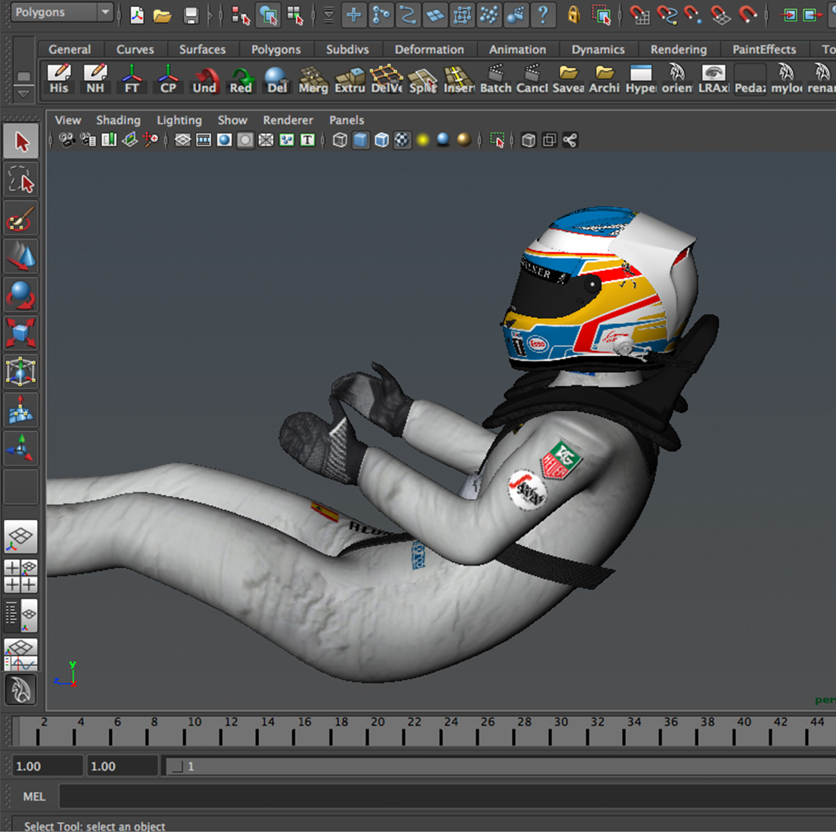 3d fernando alonso 2015 model