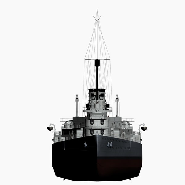 battlecruiser derfflinger class imperial 3d model