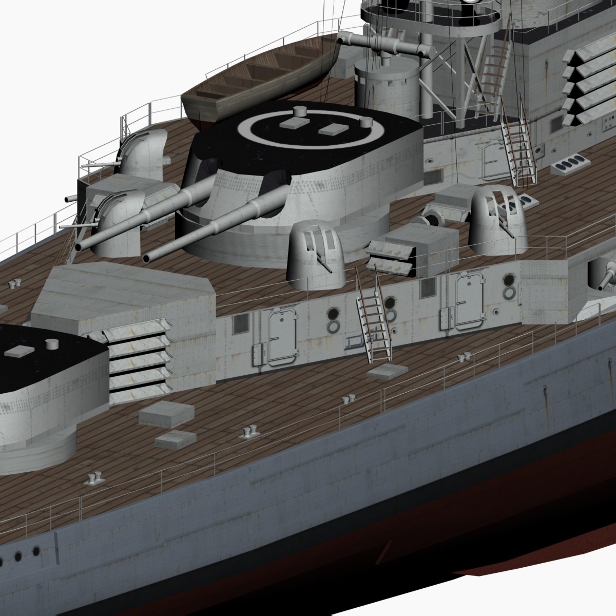 battlecruiser derfflinger class imperial 3d model