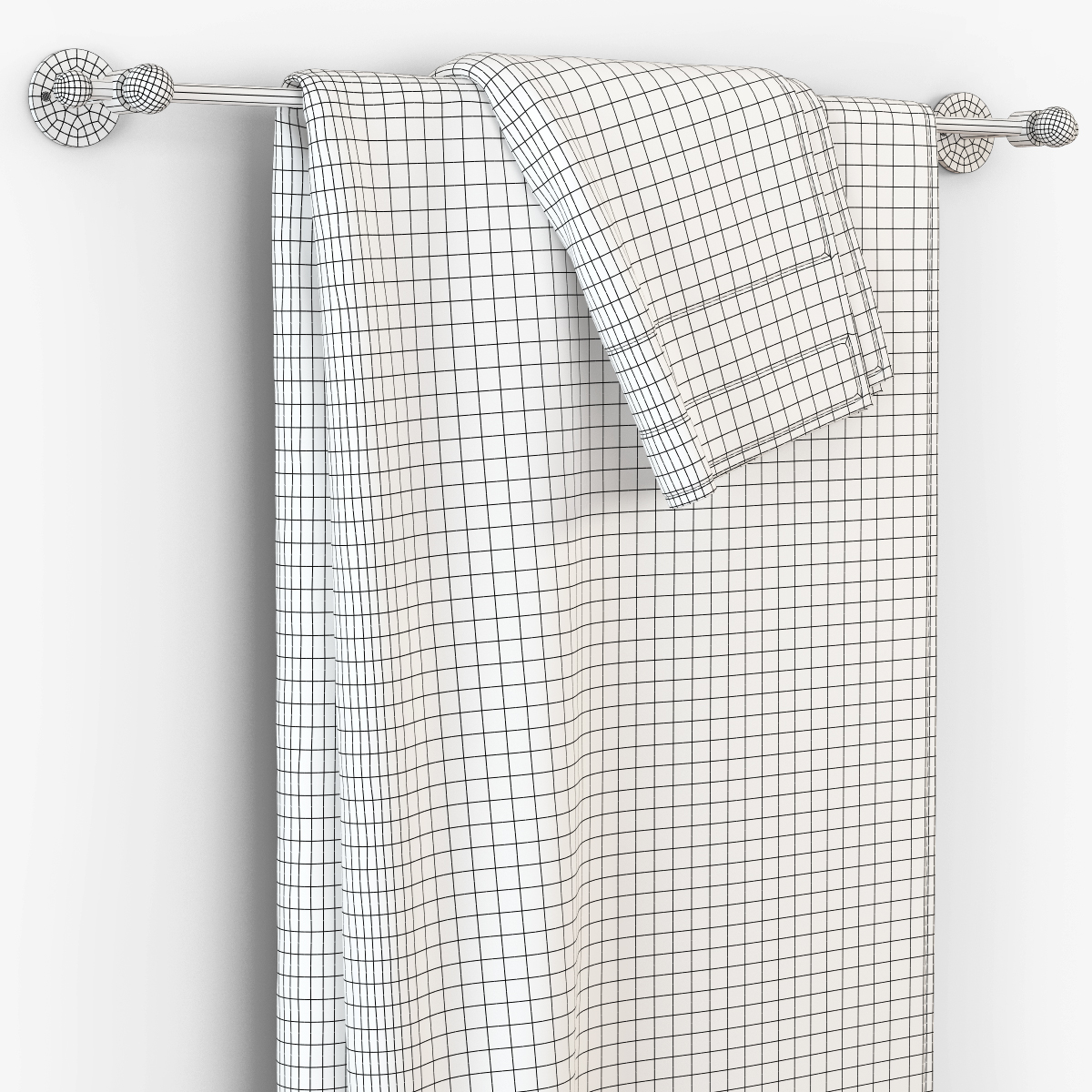 3d model towel cloth fabric