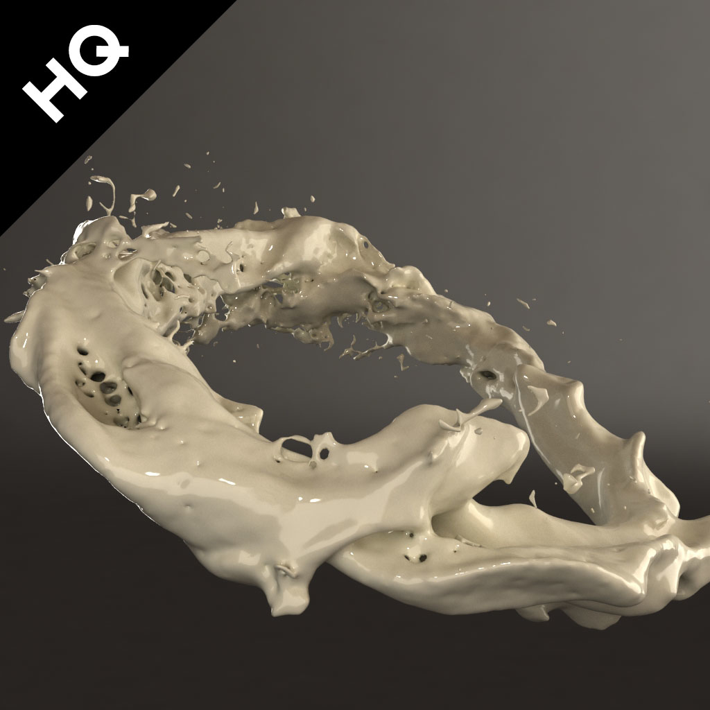 3d splash realflow flow model