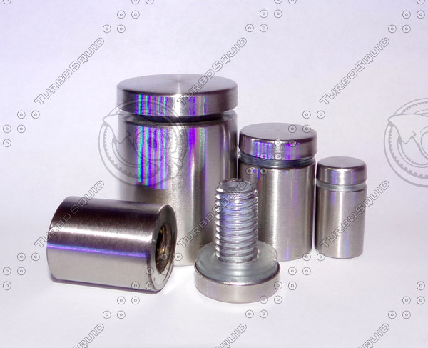 Stock JPEG Glass Stand off Pins