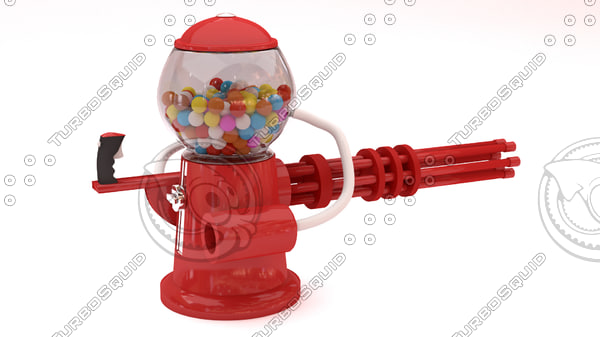 Stock JPEG Bubble Gum Machine