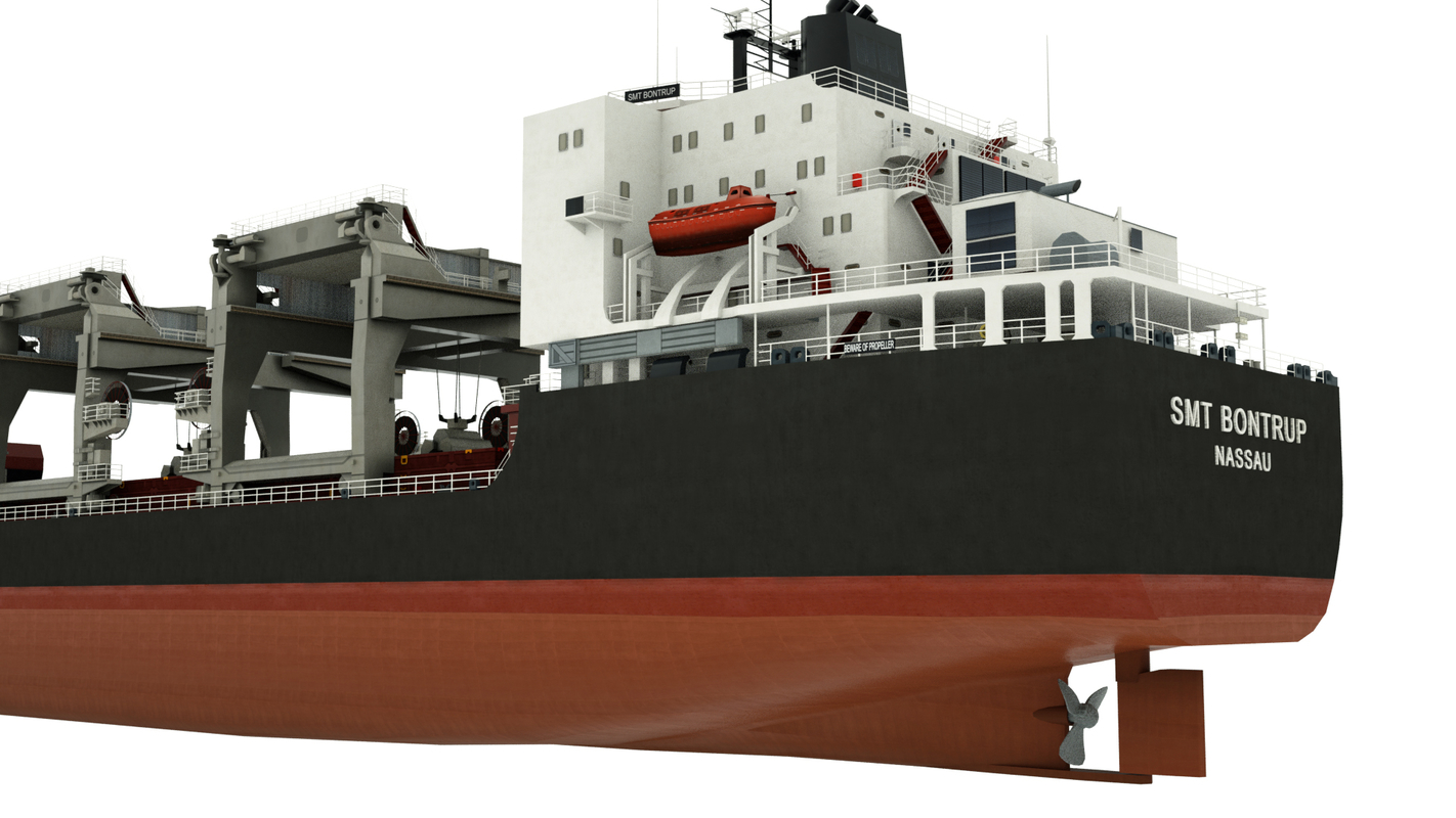 cargo vessel smt bontrup 3d max