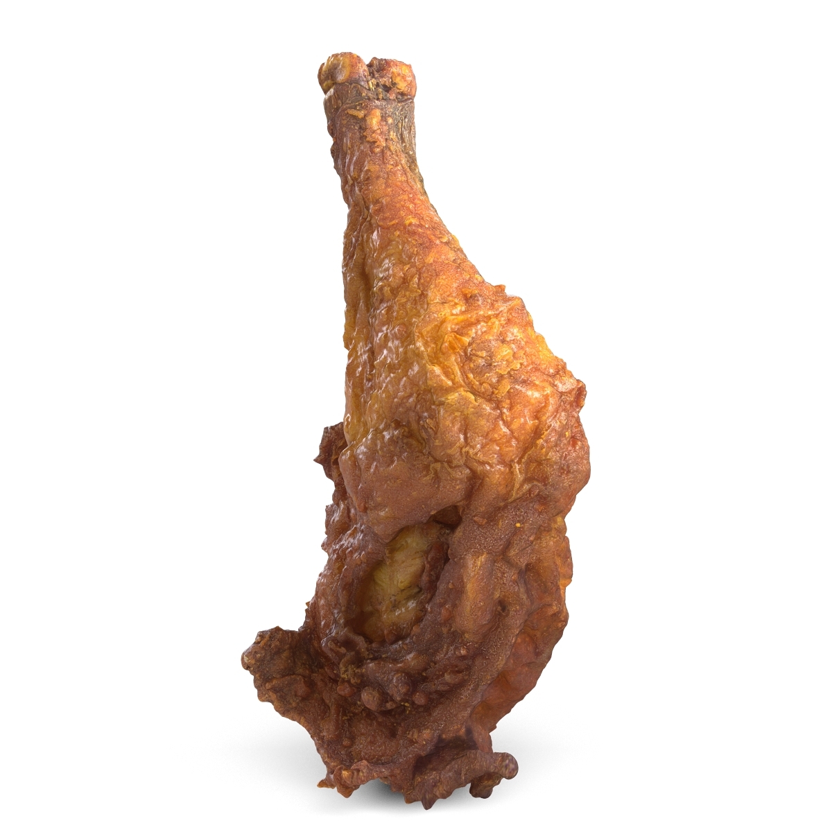 3d model crispy chicken leg