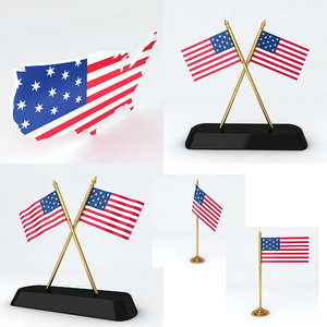 American Flag 3D Models for Download | TurboSquid