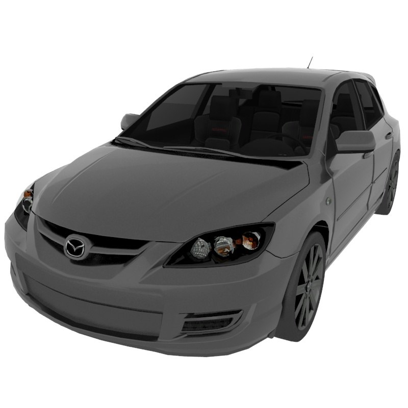 mazda 3 3d model