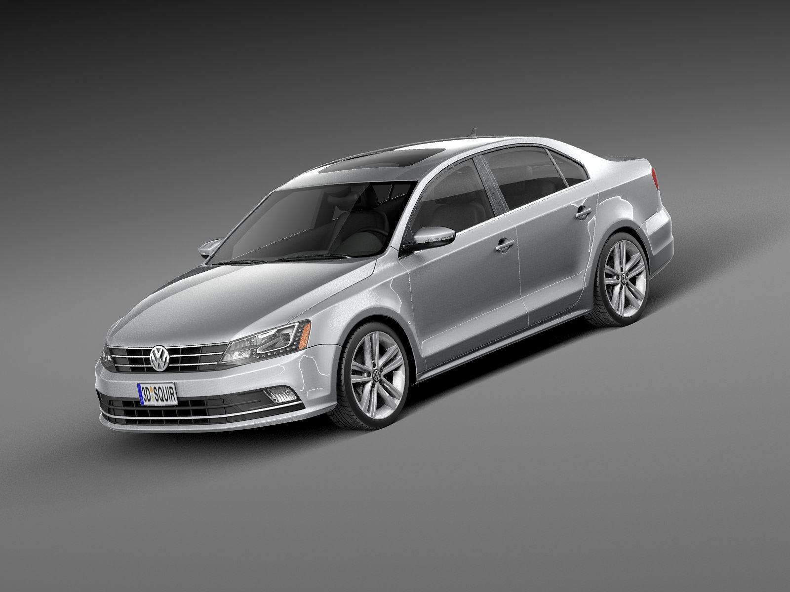 3d model 2015 volkswagen jetta