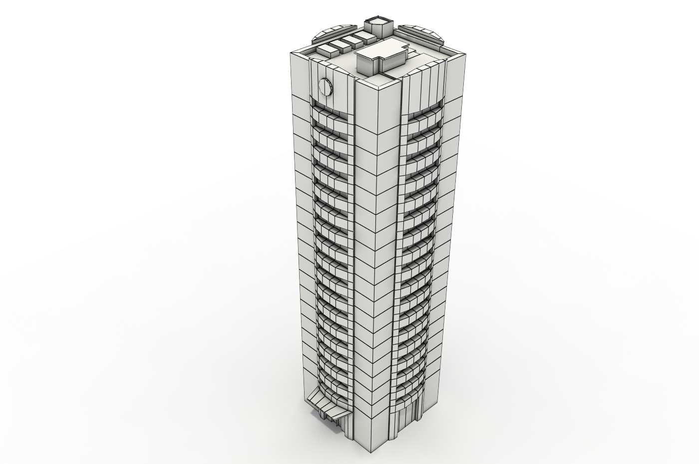 tall building 3d max