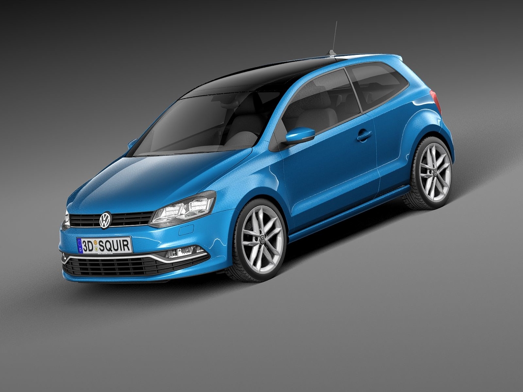 2015 volkswagen 3door 3d model