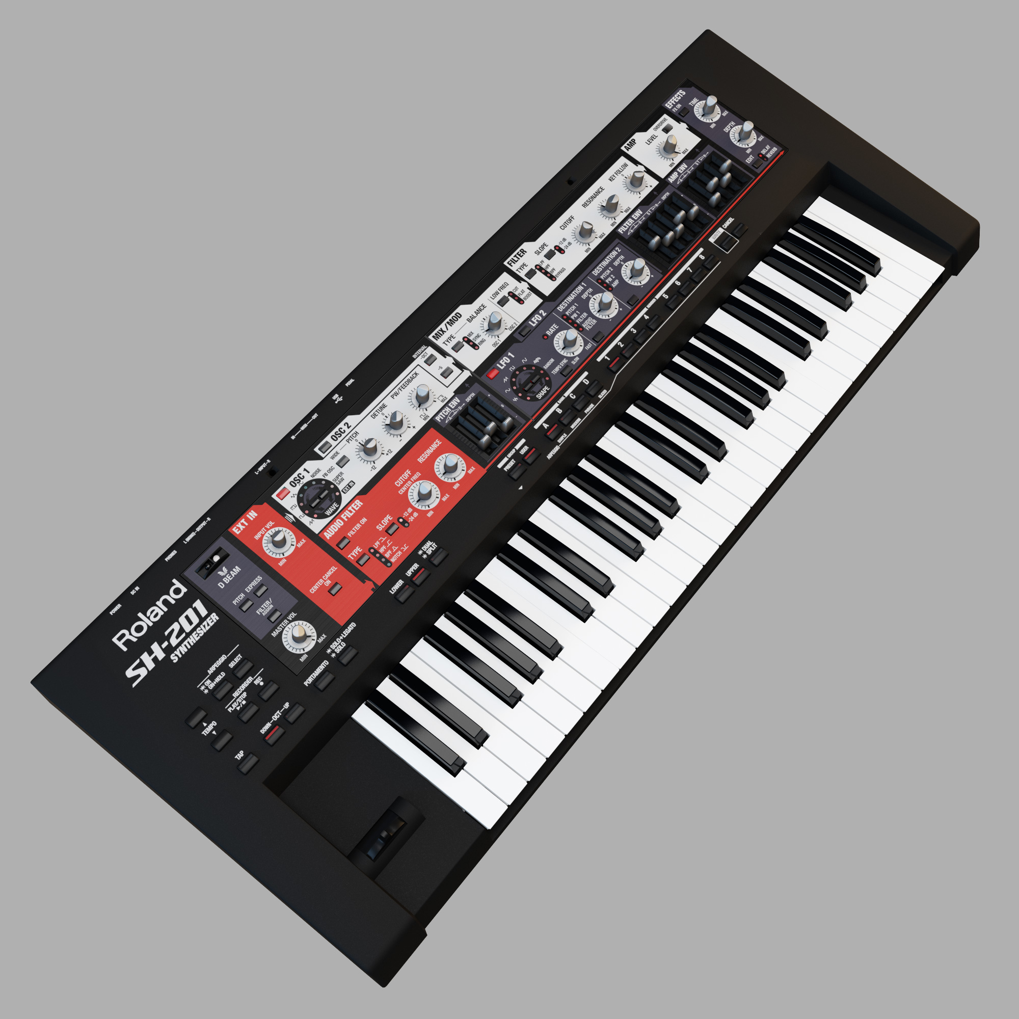modelo 3d Roland sh-201 - TurboSquid 925848