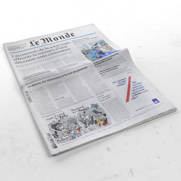 Newspaper 3D Models for Download | TurboSquid