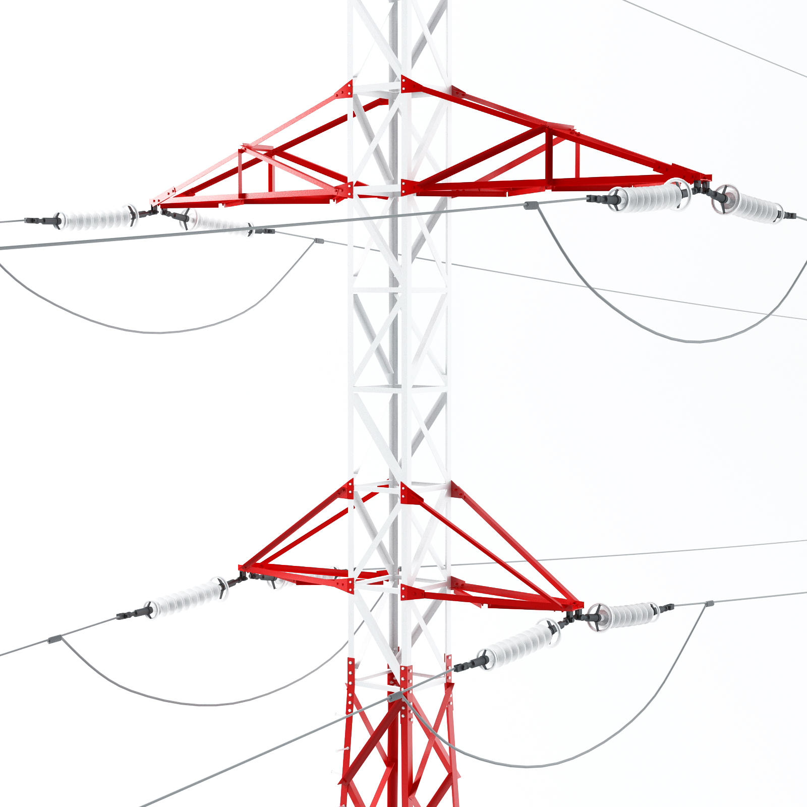 3d model of transmission tower