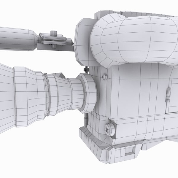 3d model video camera