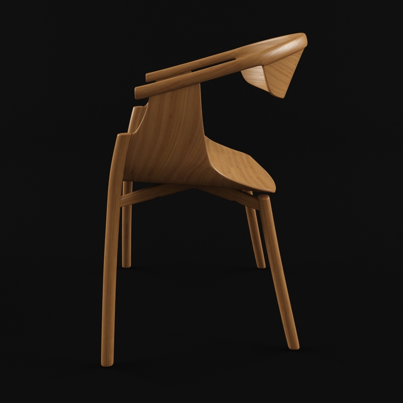 3d model modus chair