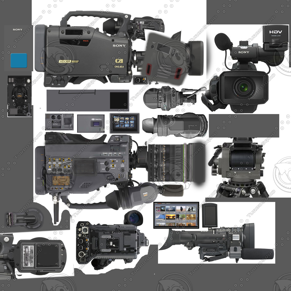 3d model video camera