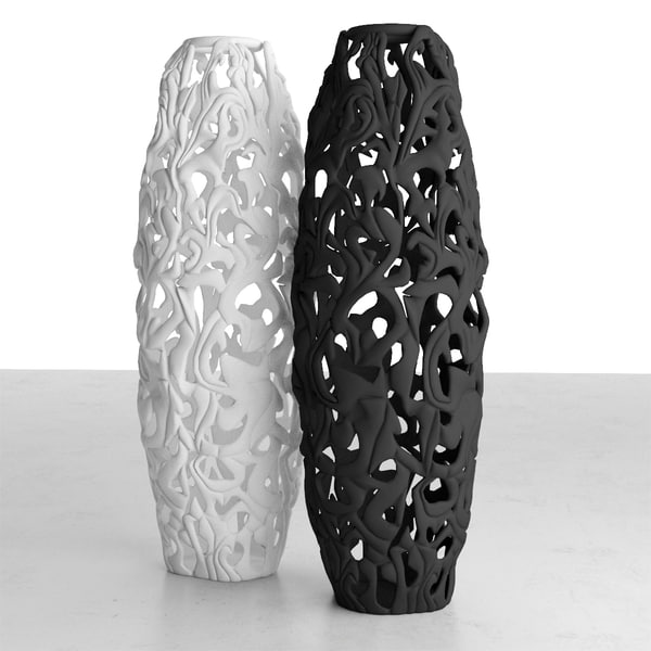 3d perforated vase