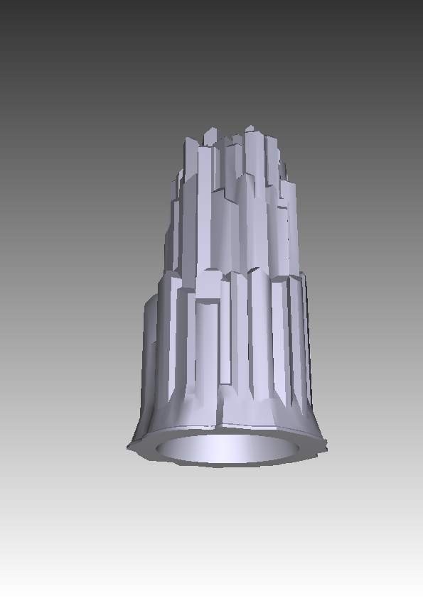 3d-printable zero module stargate 3d model