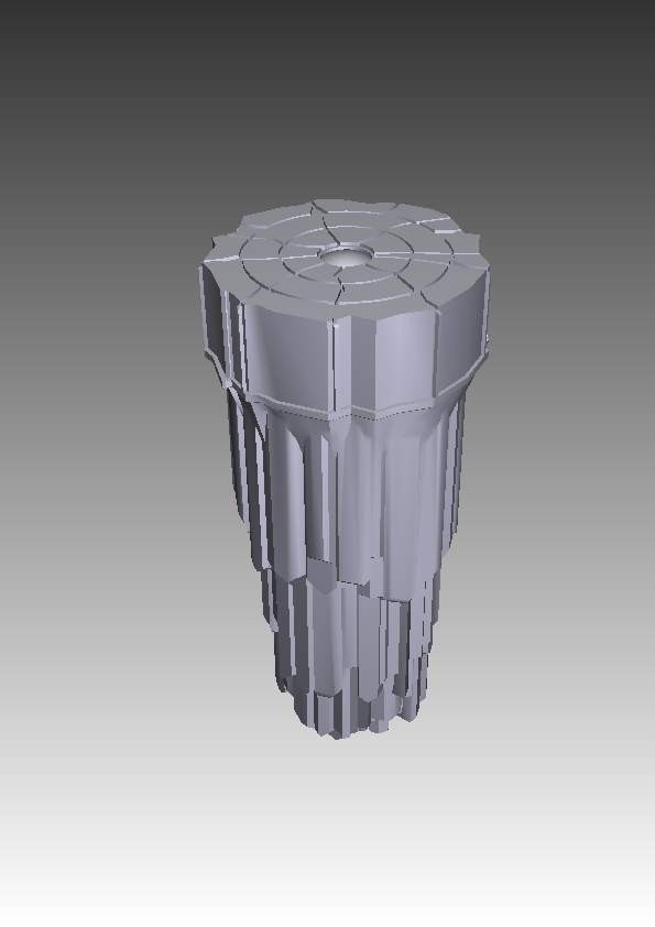 3d-printable zero module stargate 3d model