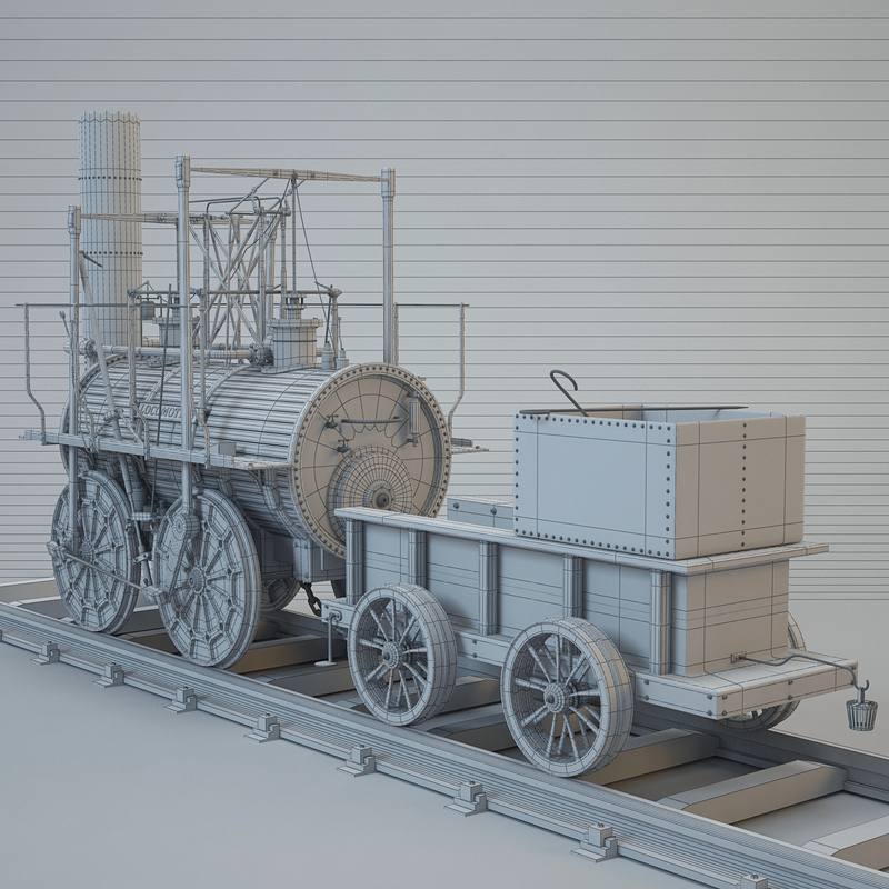 max 1825 locomotion steam train