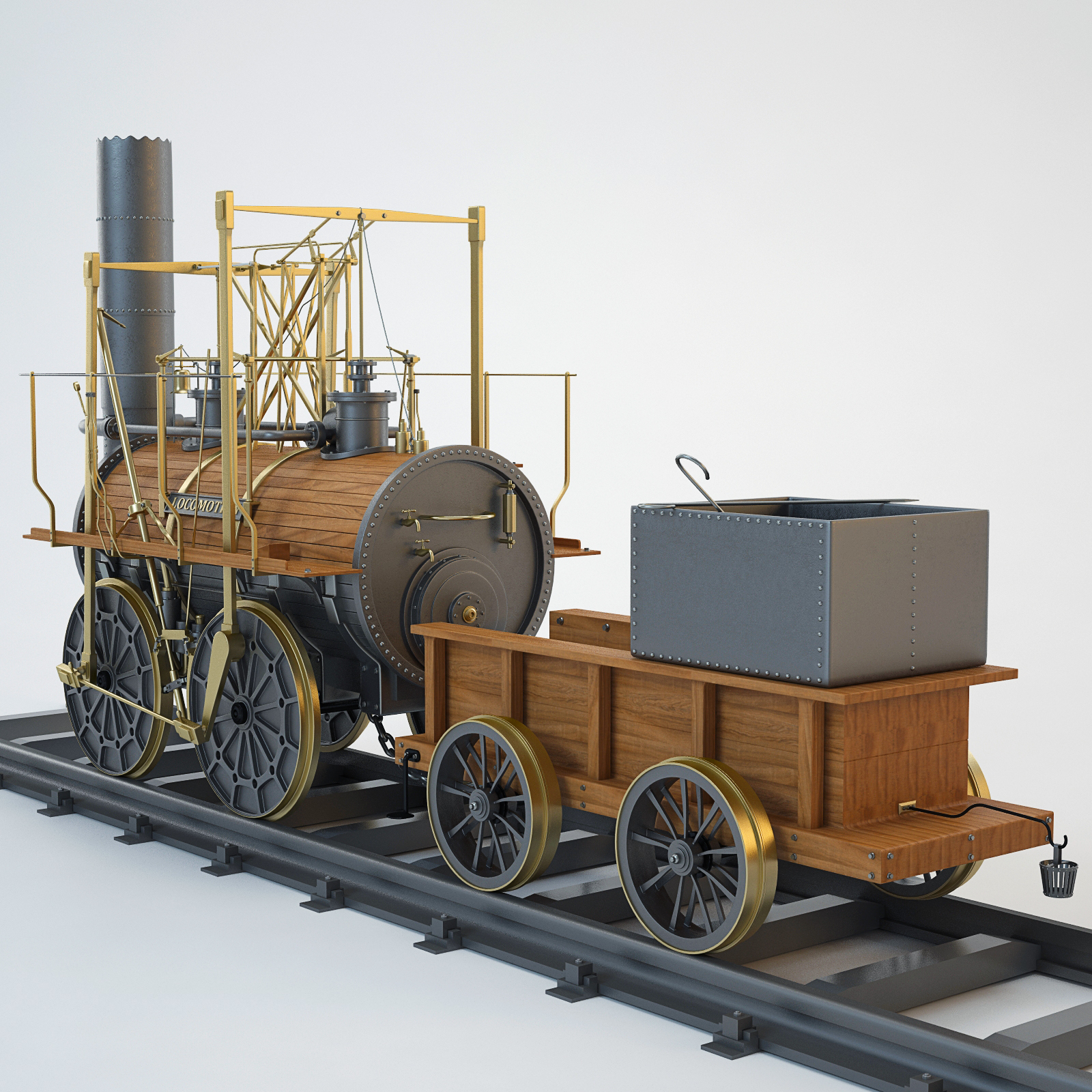 max 1825 locomotion steam train