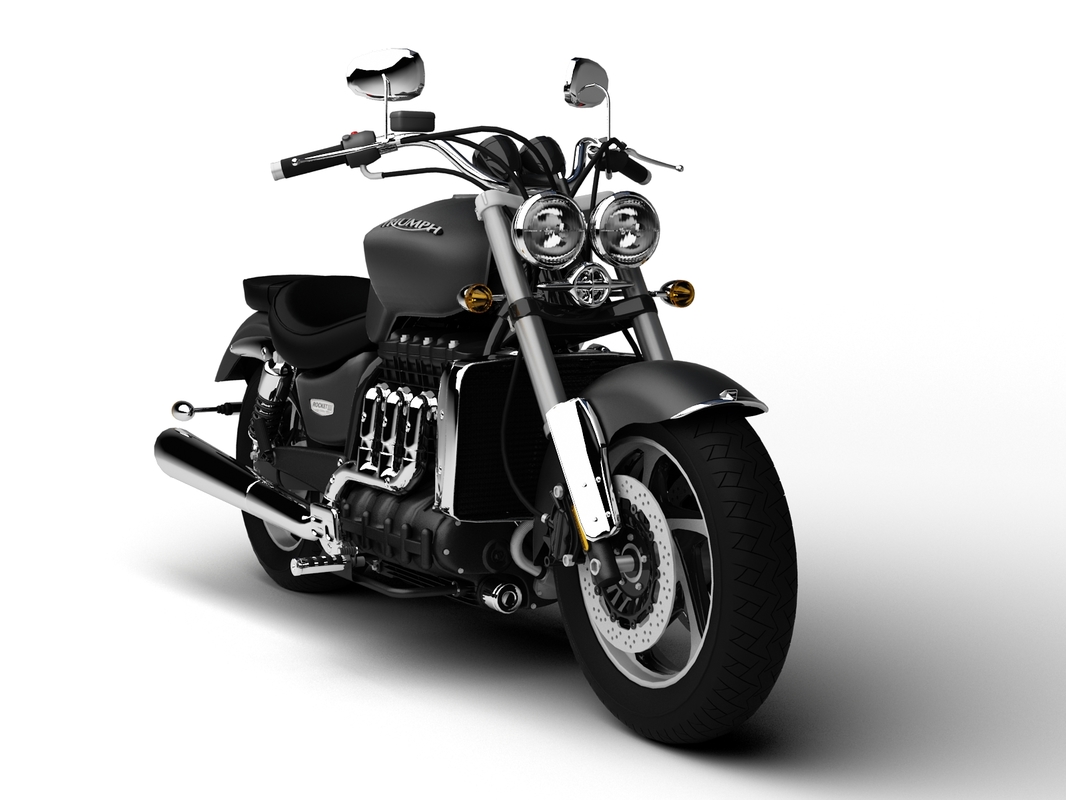 3d triumph rocket iii roadster model