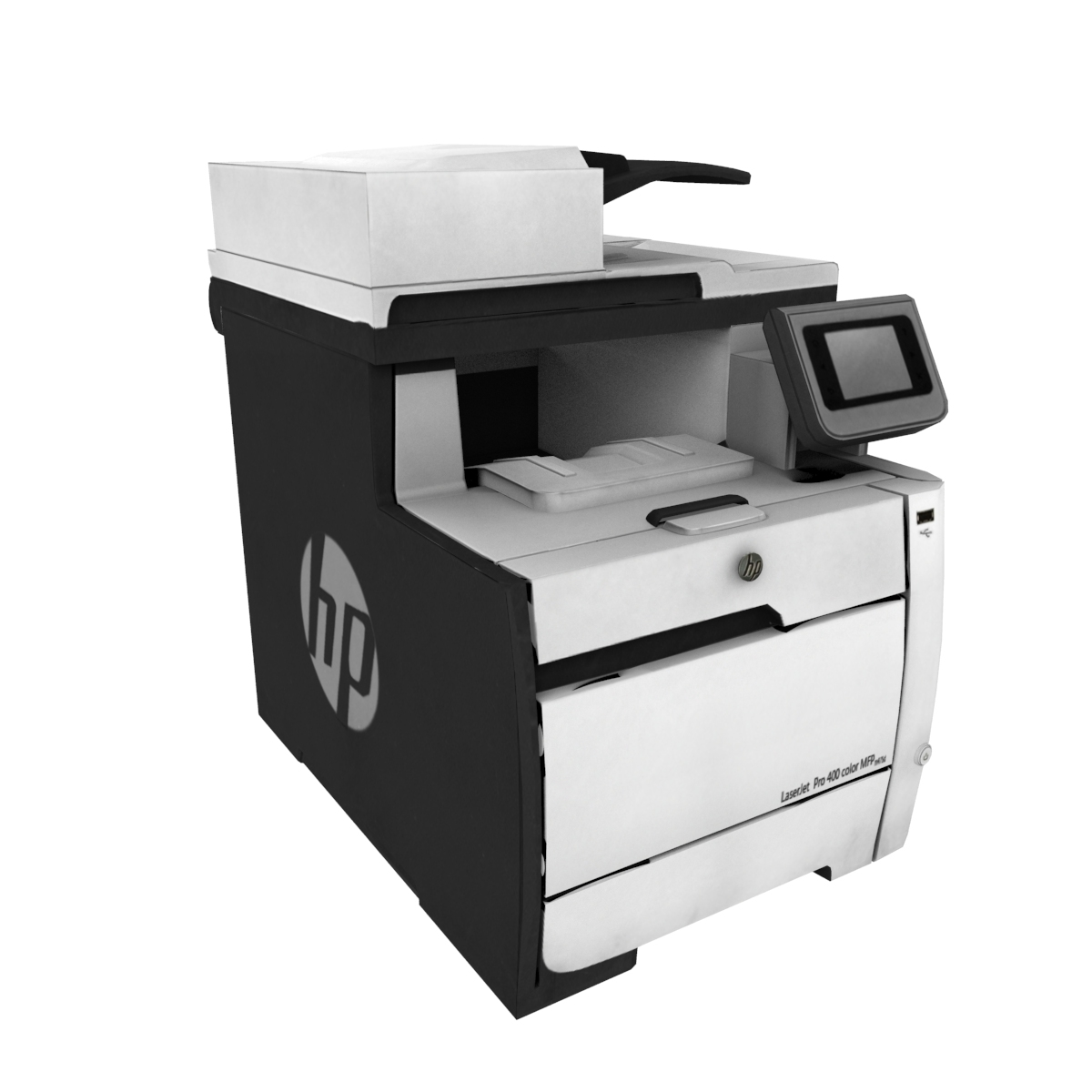 3d model hp m475dn