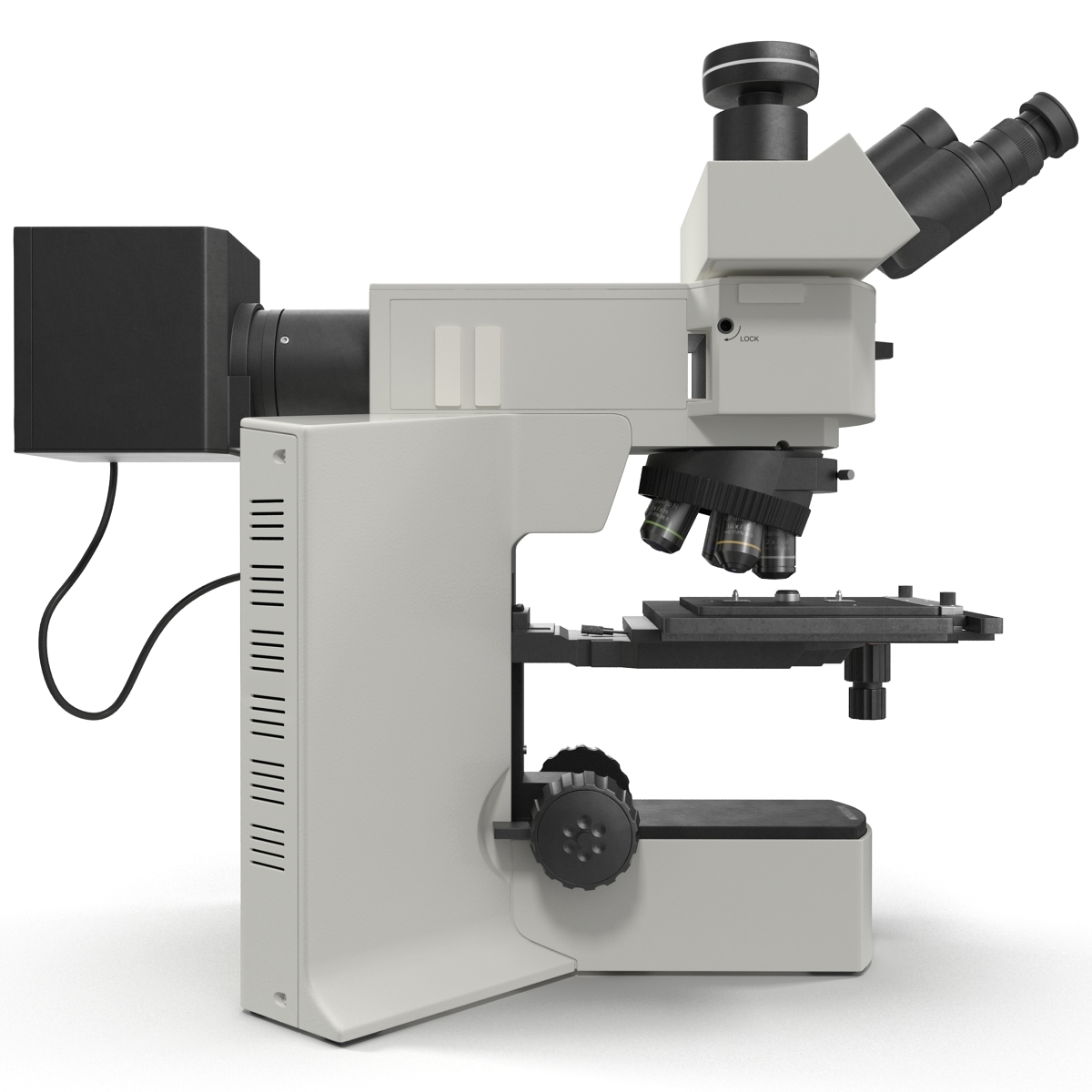 3d professional fluorescence microscope generic model