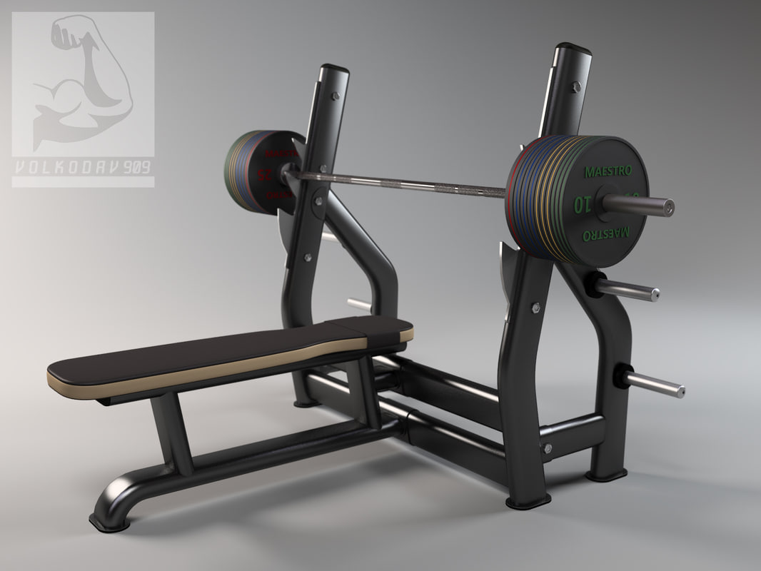 bench press 3d max