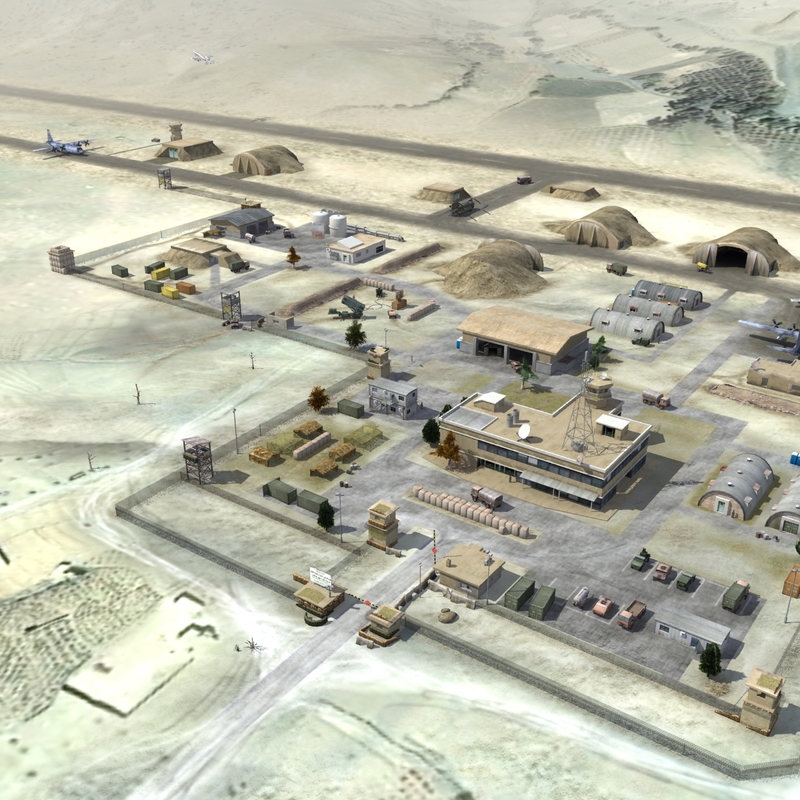 modelo 3d Base aerea militar - TurboSquid 774728