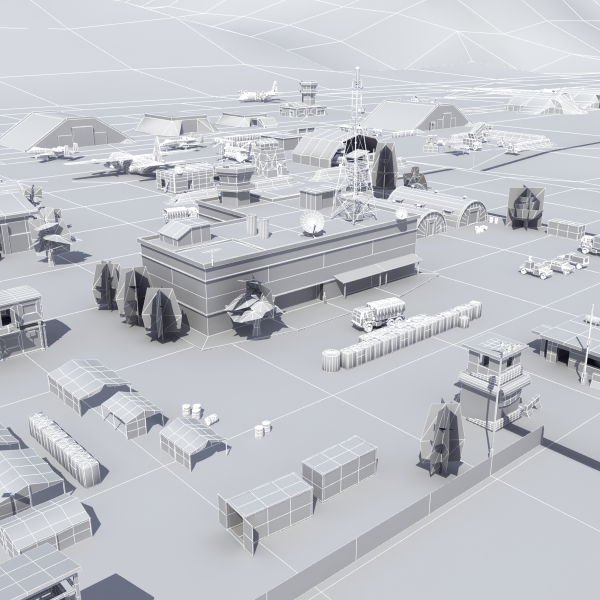 military airbase bunkers max