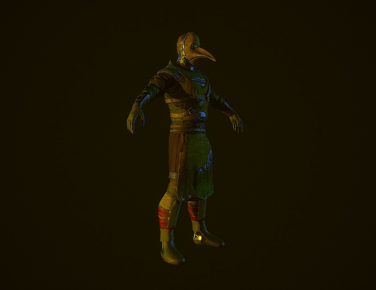 modelo 3d Doctor de plaga - TurboSquid 927491