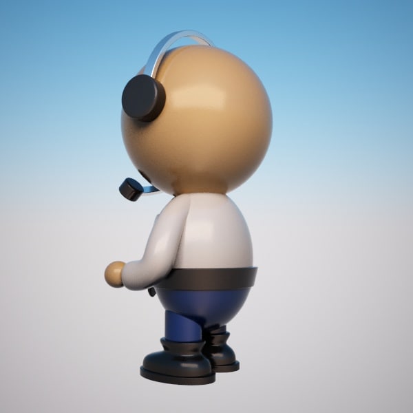 cartoon operator character max