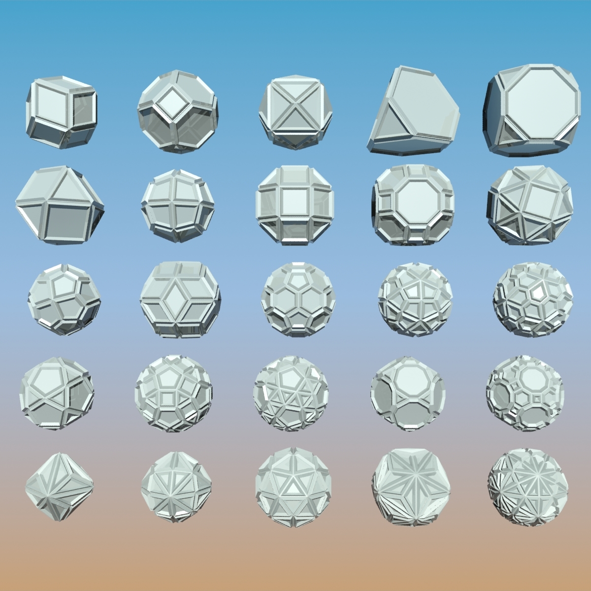3dsmax geometric shape pack