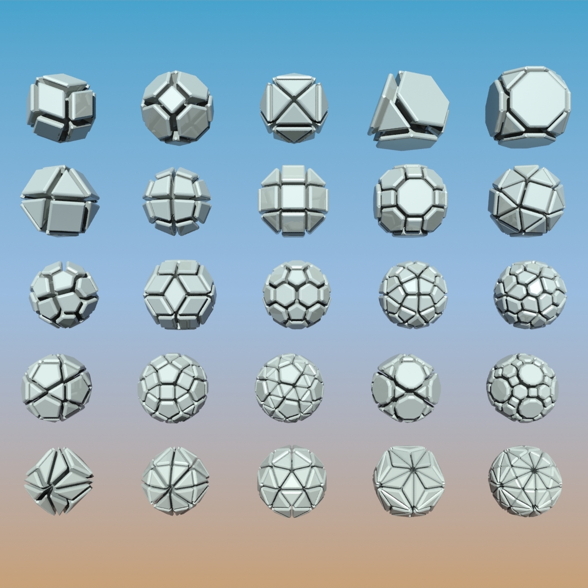 geometric shape pack 3d max