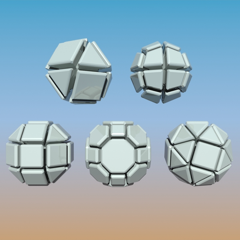 geometric shape pack 3d max