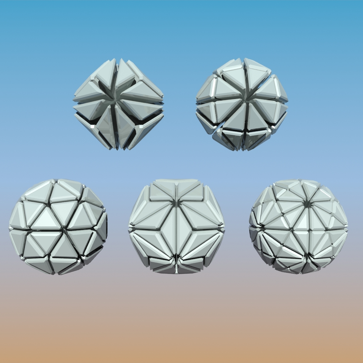 geometric shape pack 3d max