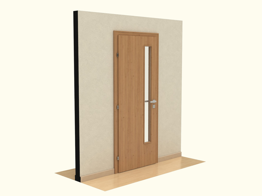 3ds max wooden door