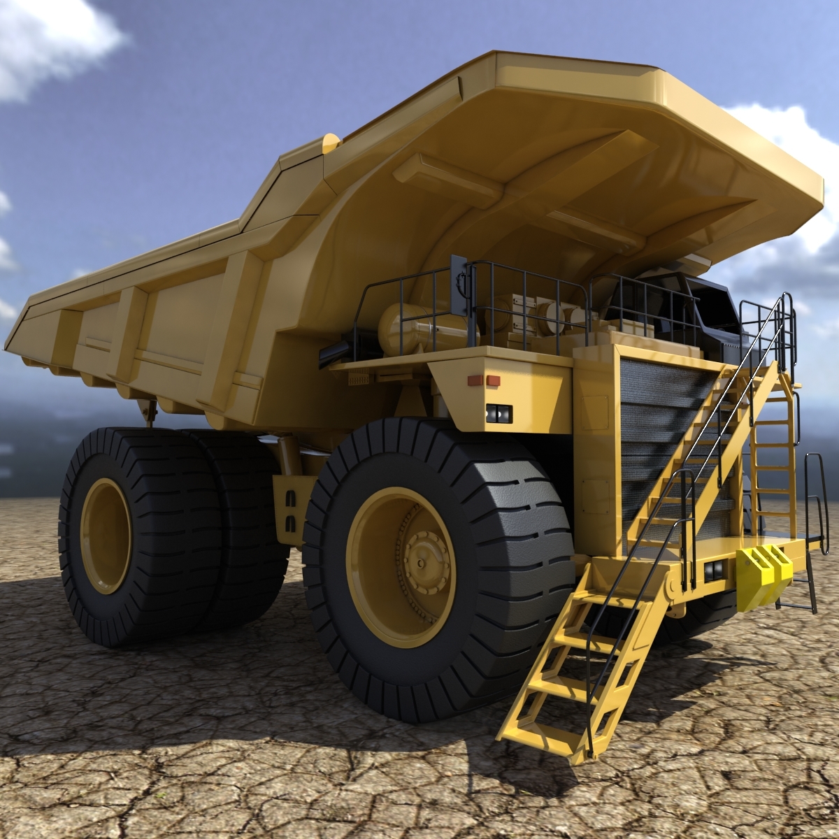 3d mining truck model