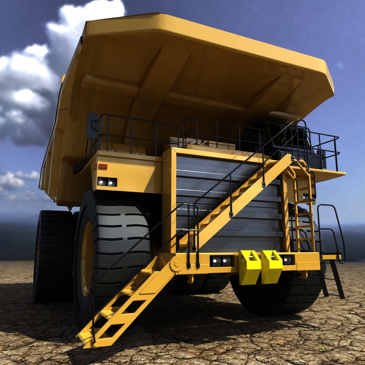 3d mining truck model