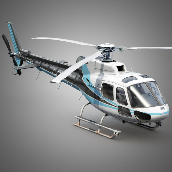 eurocopter h125 3d model