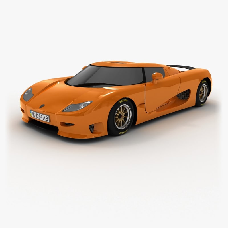 koenigsegg cc8s 3d model