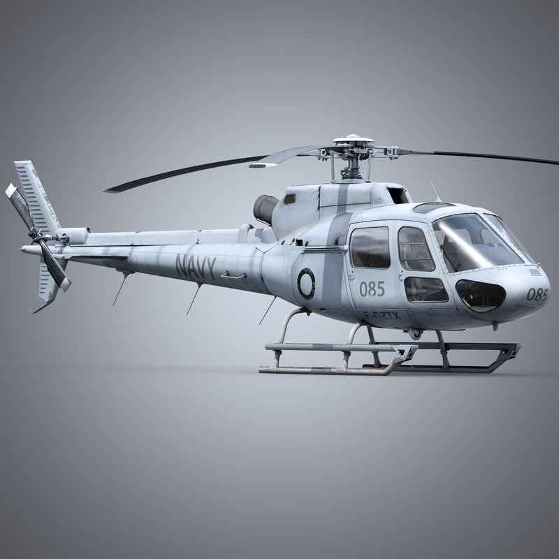 h125 military helicopter 3ds
