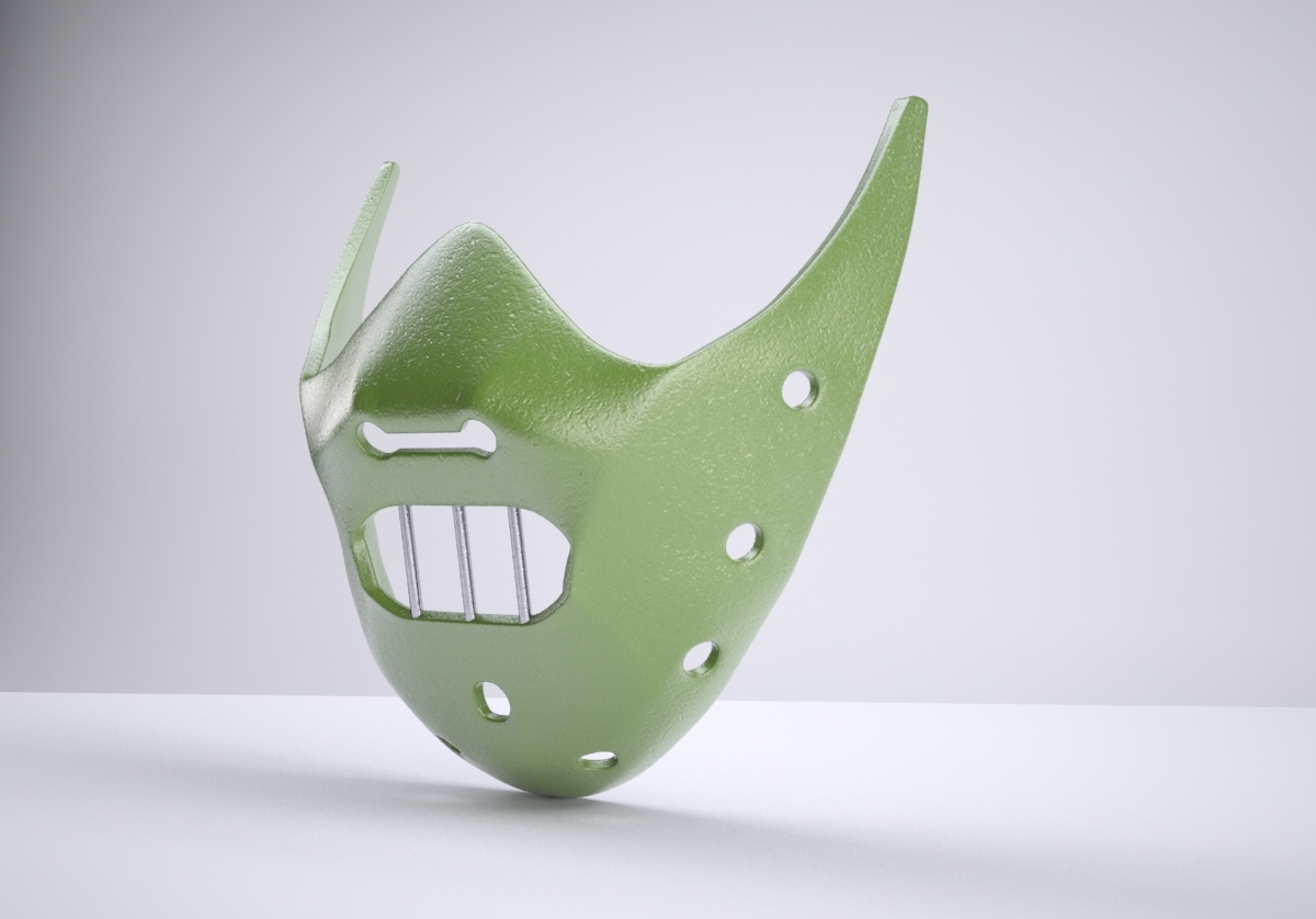 mask hannibal lecter obj